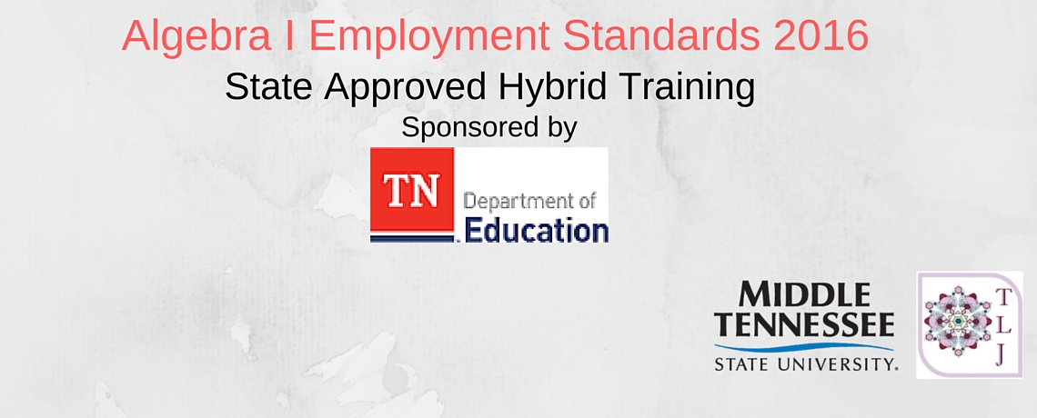 Algebra I Employment Standards 2016: State Approved Hybrid Training ...