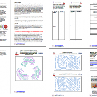 Writing, Vocabulary & Literacy in Mathematics: Exponential Functions