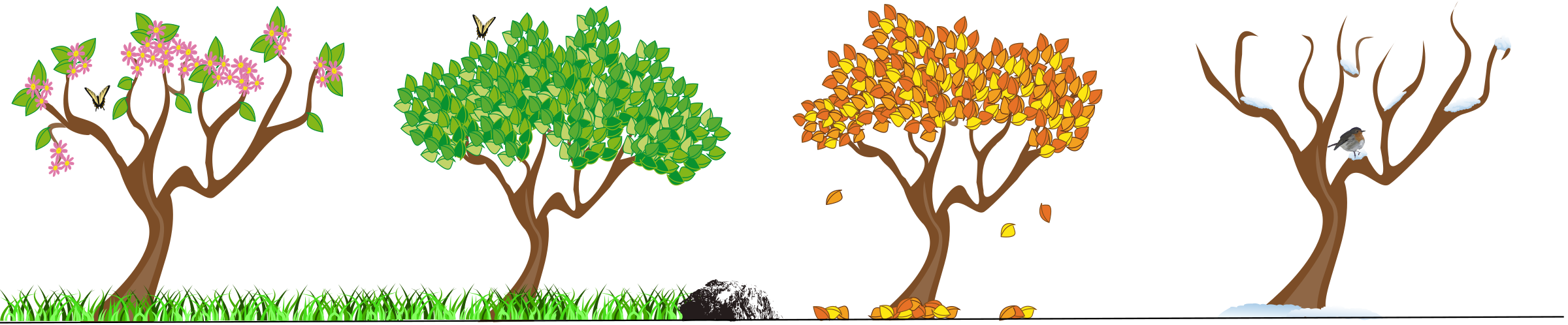 Changing Seasons Clipart